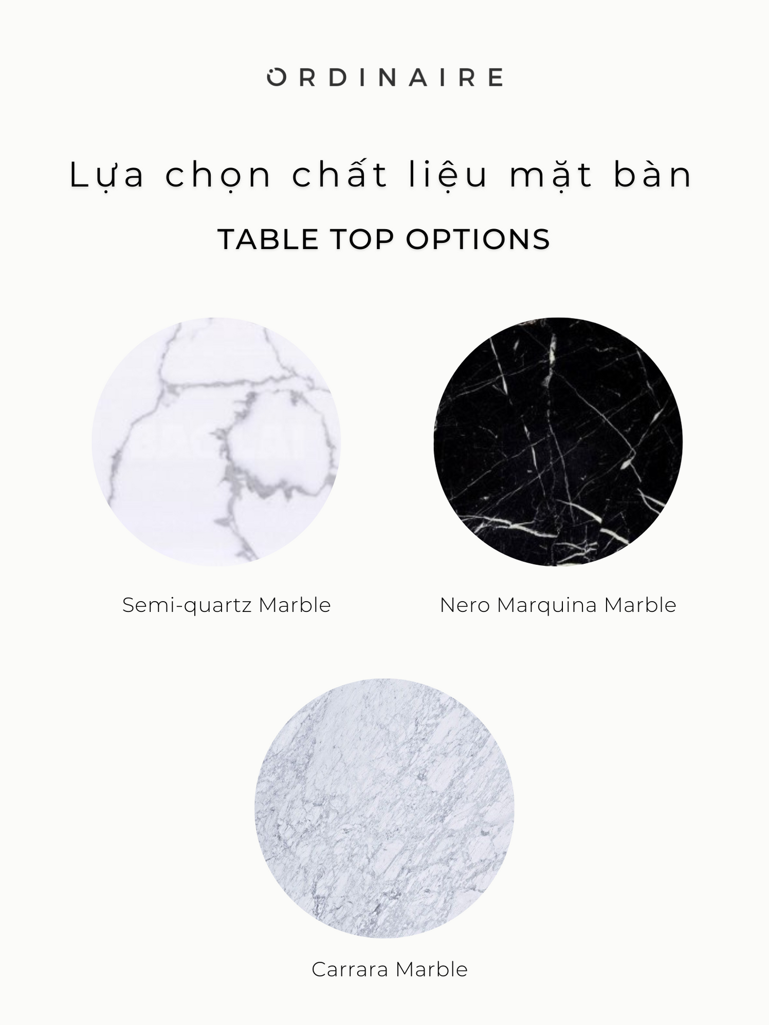 OREN DINING TABLE TB-09V — Ordinaire Vietnam